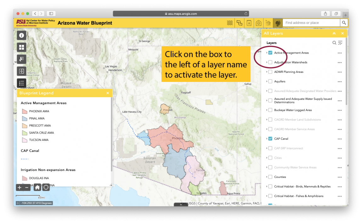 Getting Started | Arizona Water Blueprint